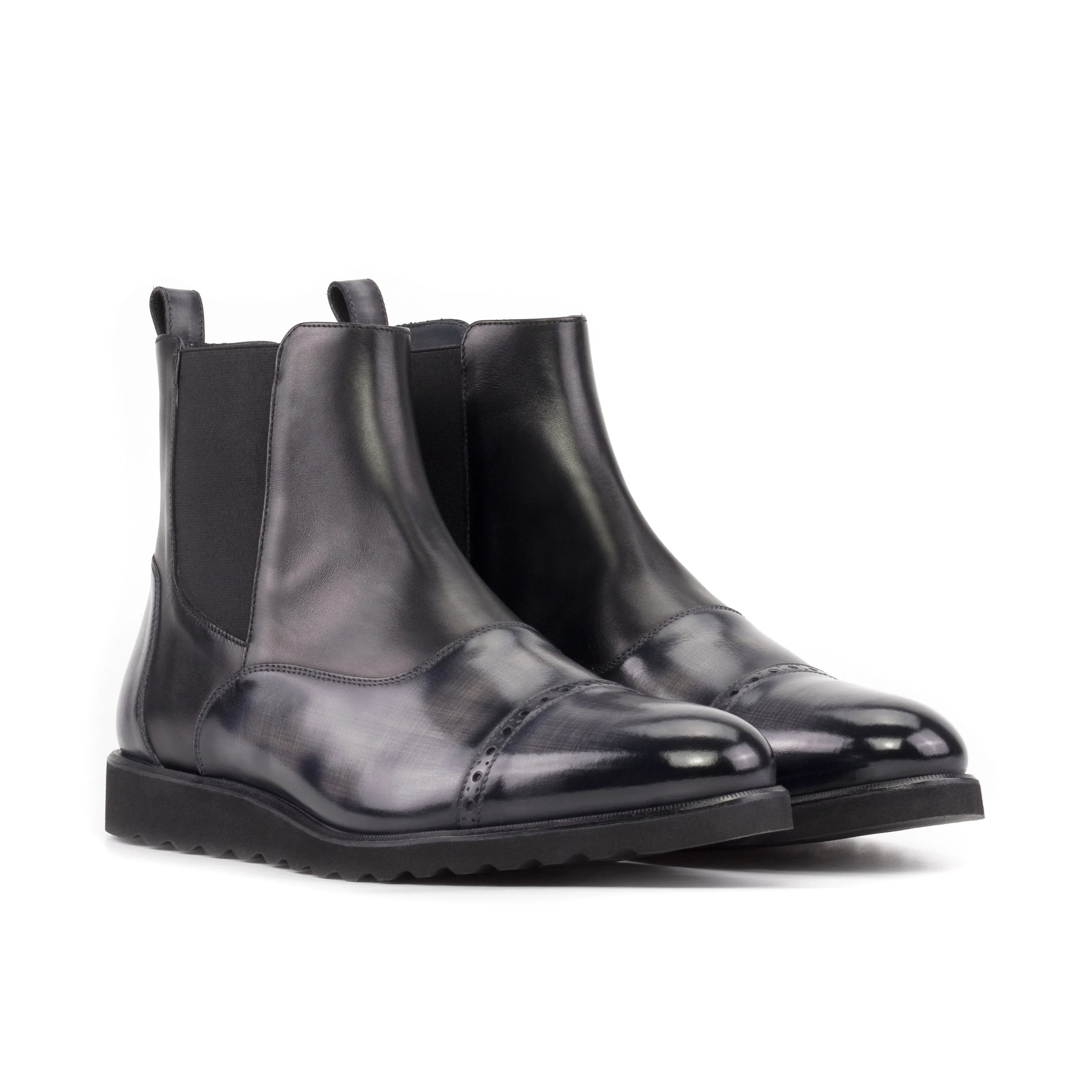 Custom Italian Calf Leather Chelsea Boots | Papiro Patina – ADORSI