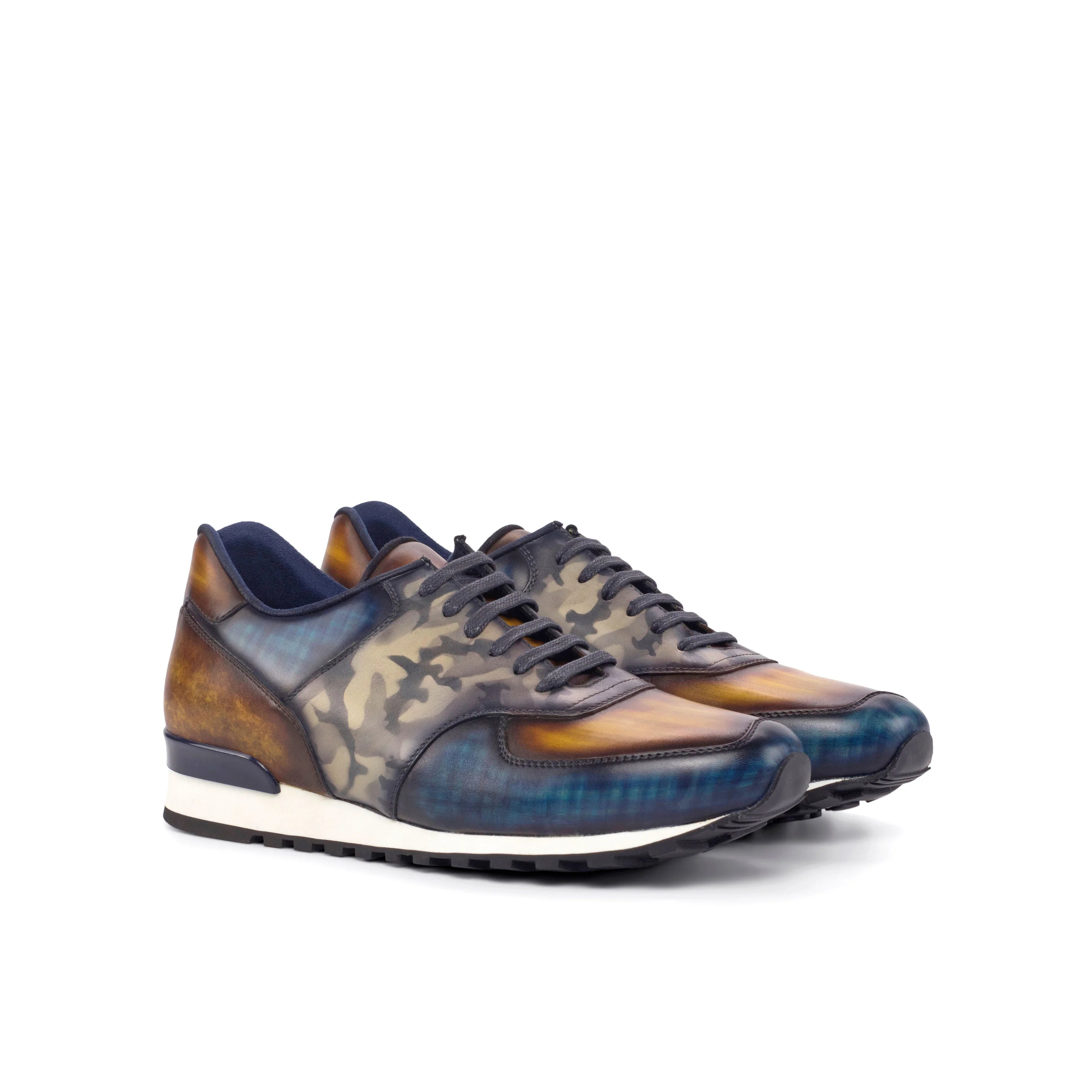 Multi-Colored Patina Jogger Sneakers - Customize Your Sneakers – ADORSI